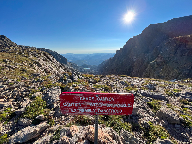 Hallett Peak, Otis Peak, Andrews Glacier, and Lake Haiyaha - McGregor ...